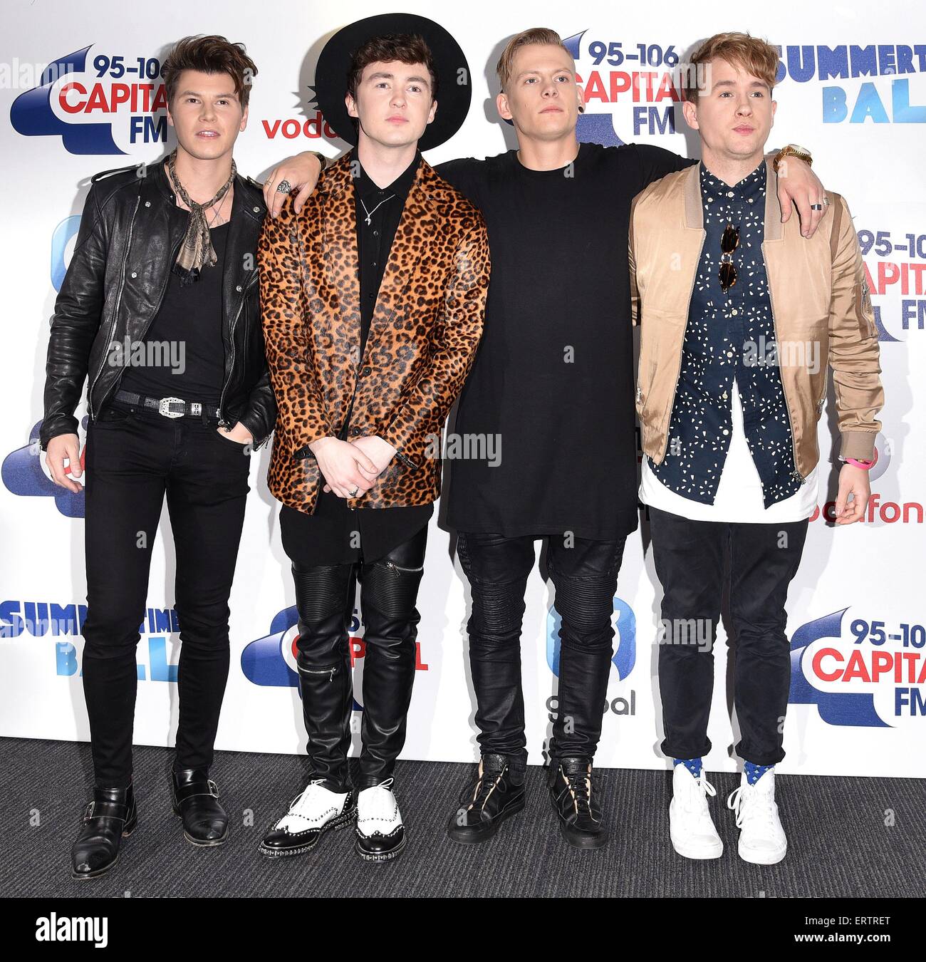 London. UK . Rixton - Charley Bagnall, Danny Wilkin, Lewi Morgan and ...