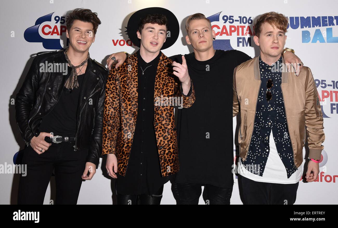 London. UK . Rixton - Charley Bagnall, Danny Wilkin, Lewi Morgan and ...