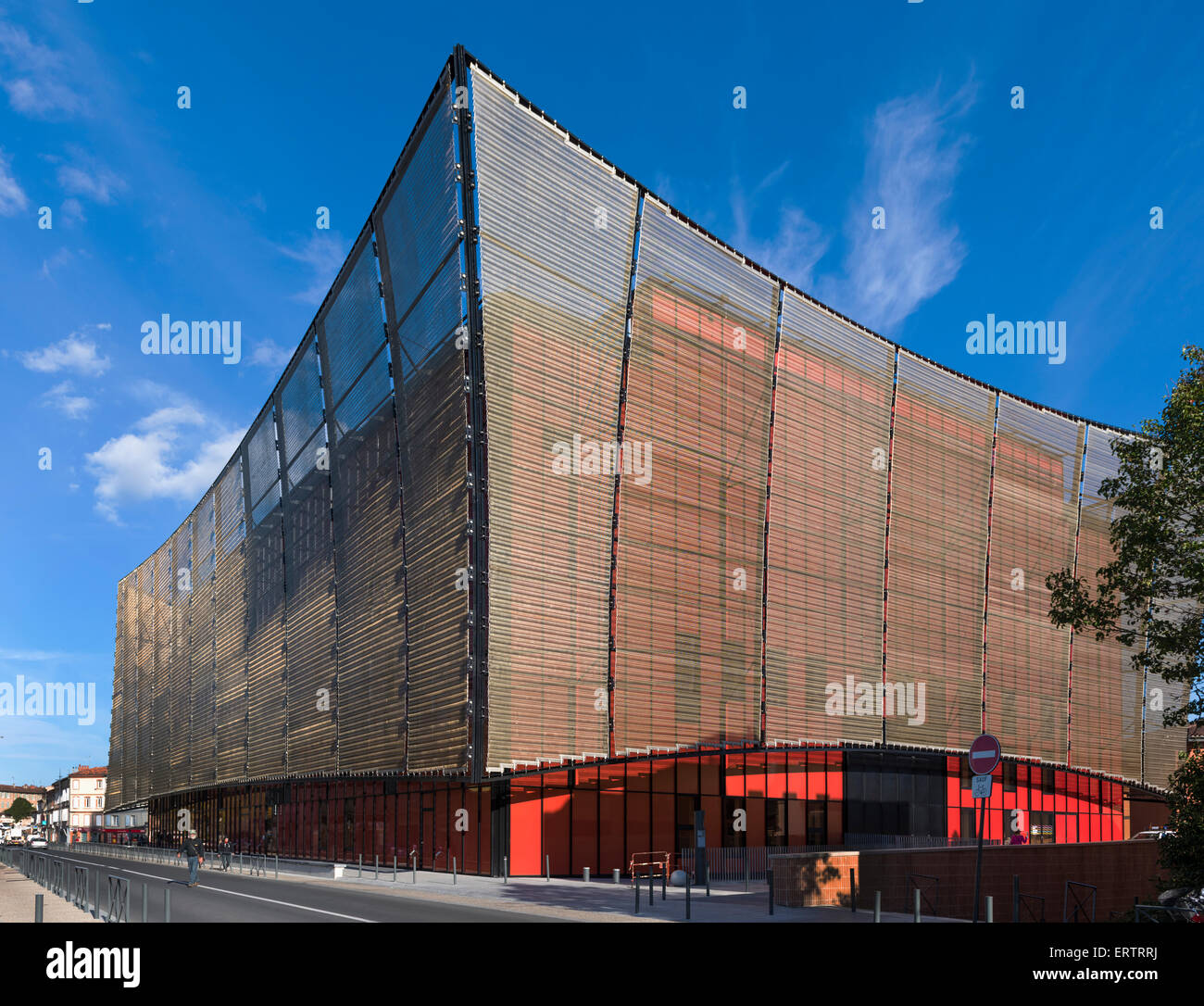 The Grand Theatre d'Albi or Major Theater building in the city center ...