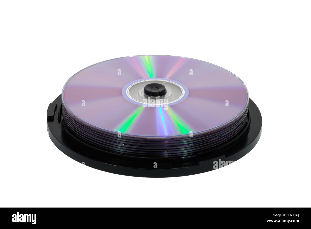 Set of compact discs in a box Stock Photo - Alamy