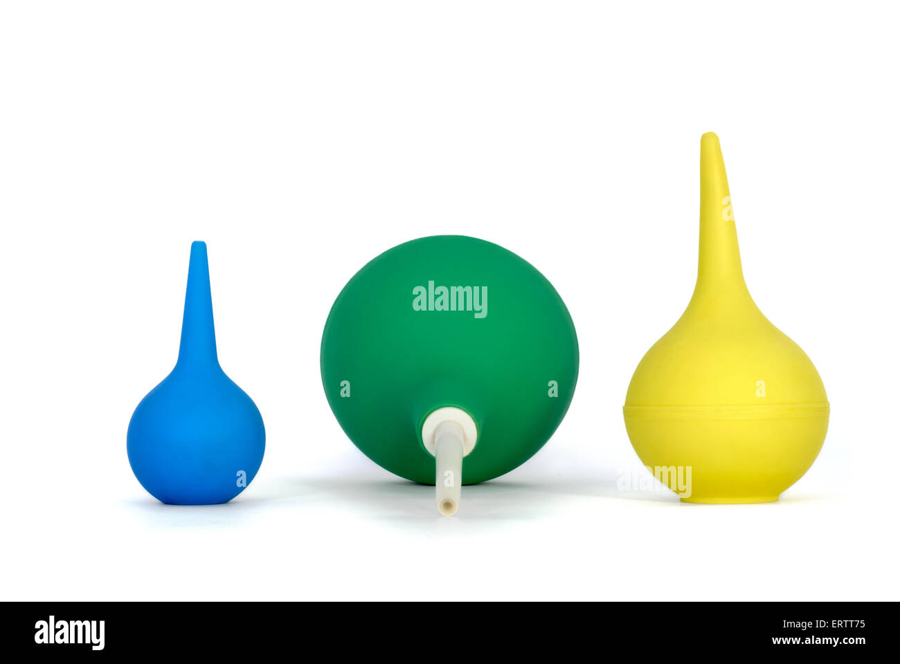Clysters and syringe isolated Stock Photo - Alamy