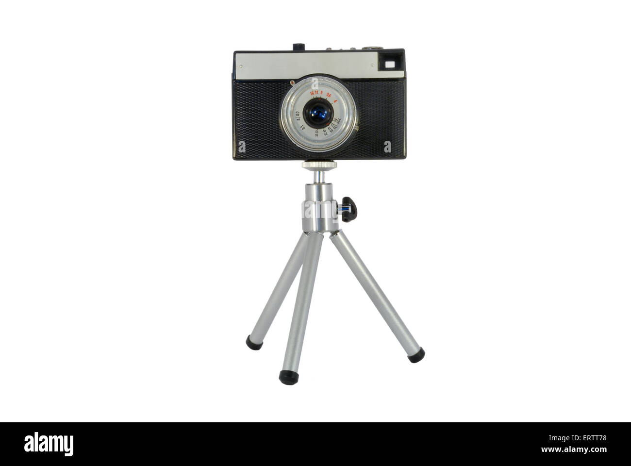 Old camera on a tripod Stock Photo - Alamy