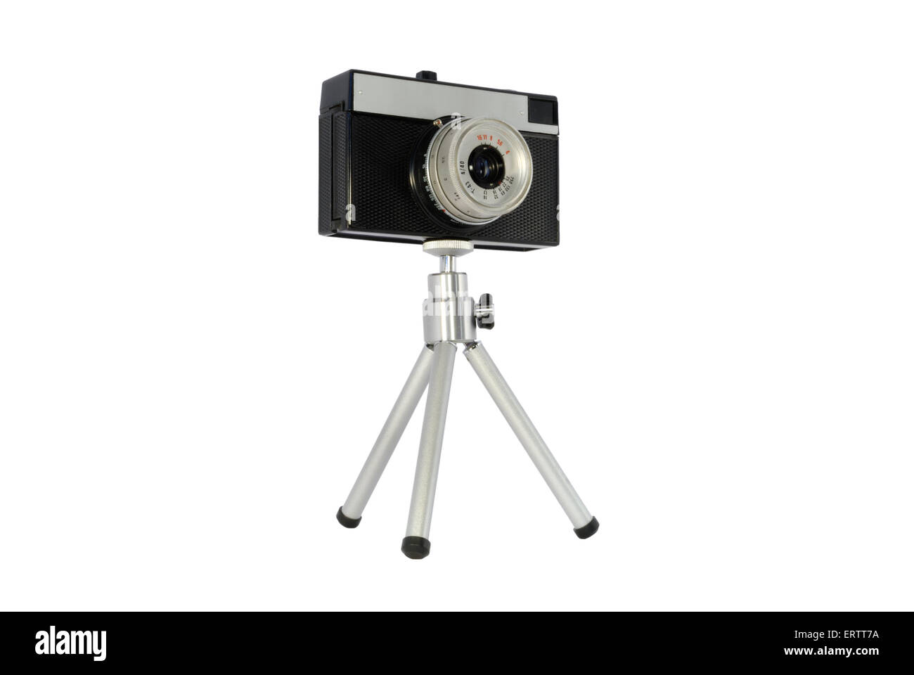 Old camera on a tripod Stock Photo - Alamy