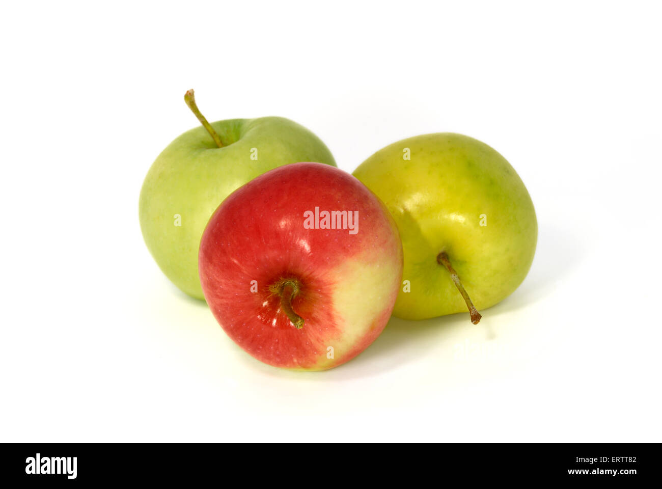 Green and red apples Stock Photo - Alamy