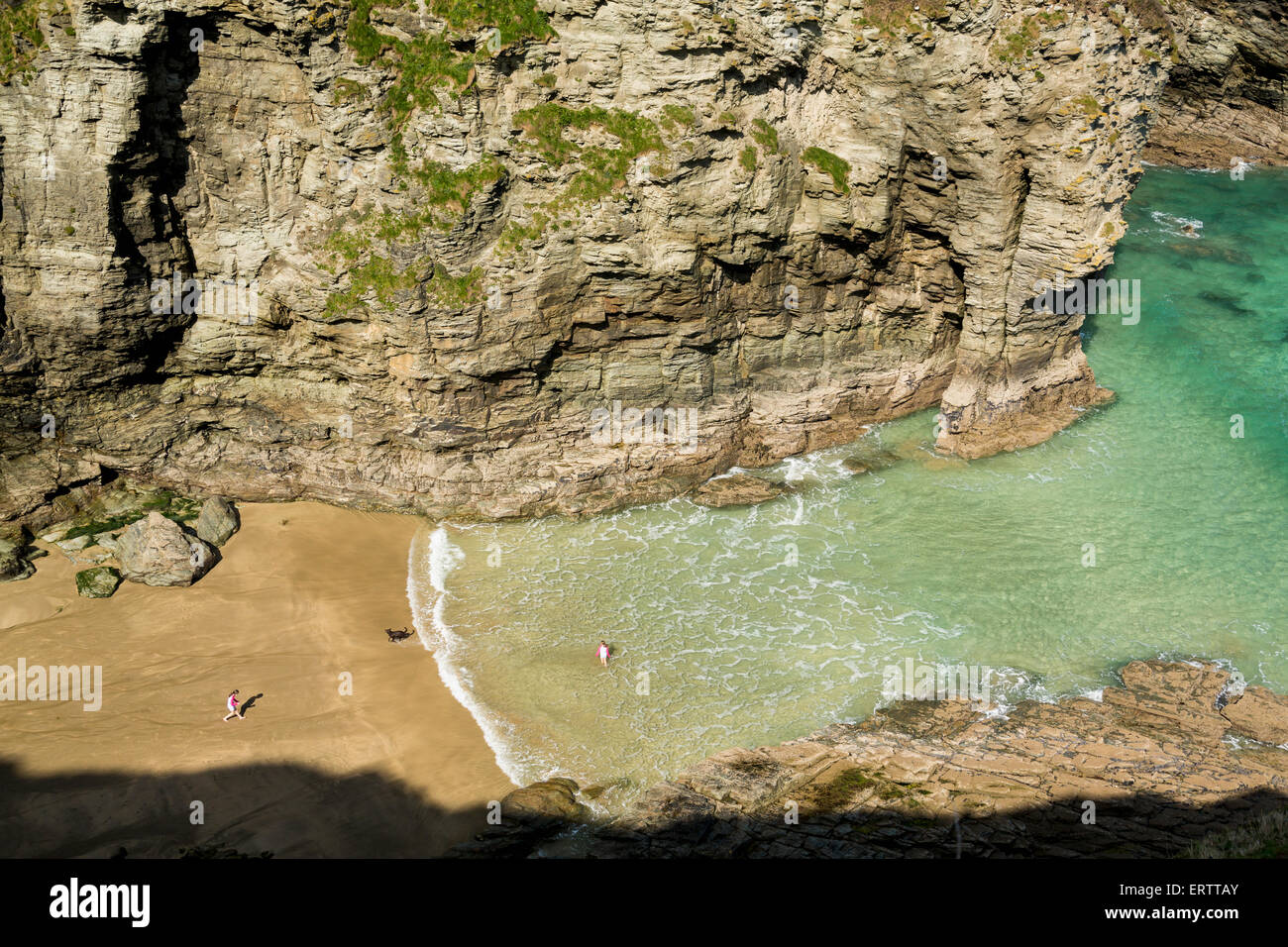 Bossiney cove hi-res stock photography and images - Alamy