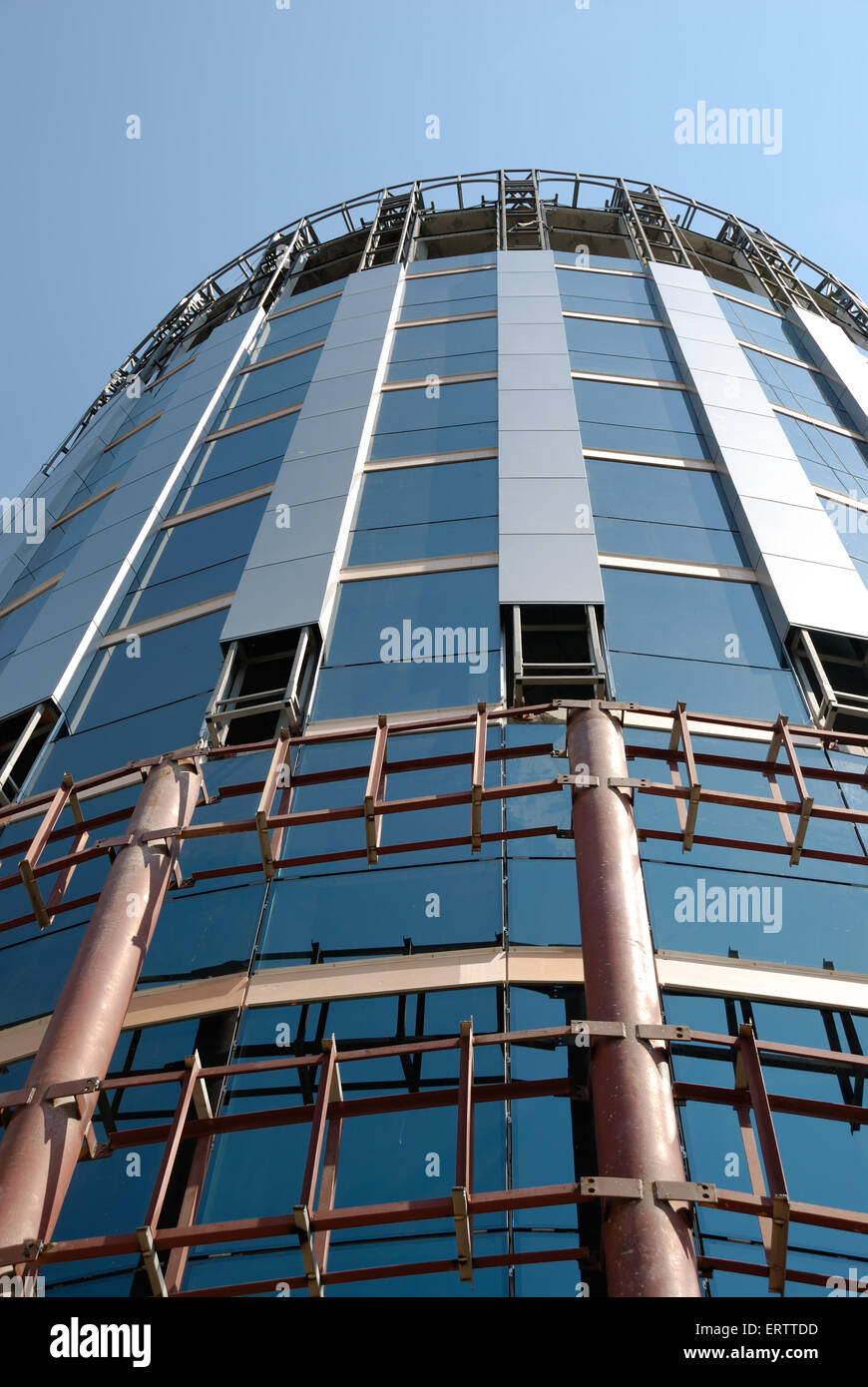 Not complete building of a skyscraper Stock Photo - Alamy