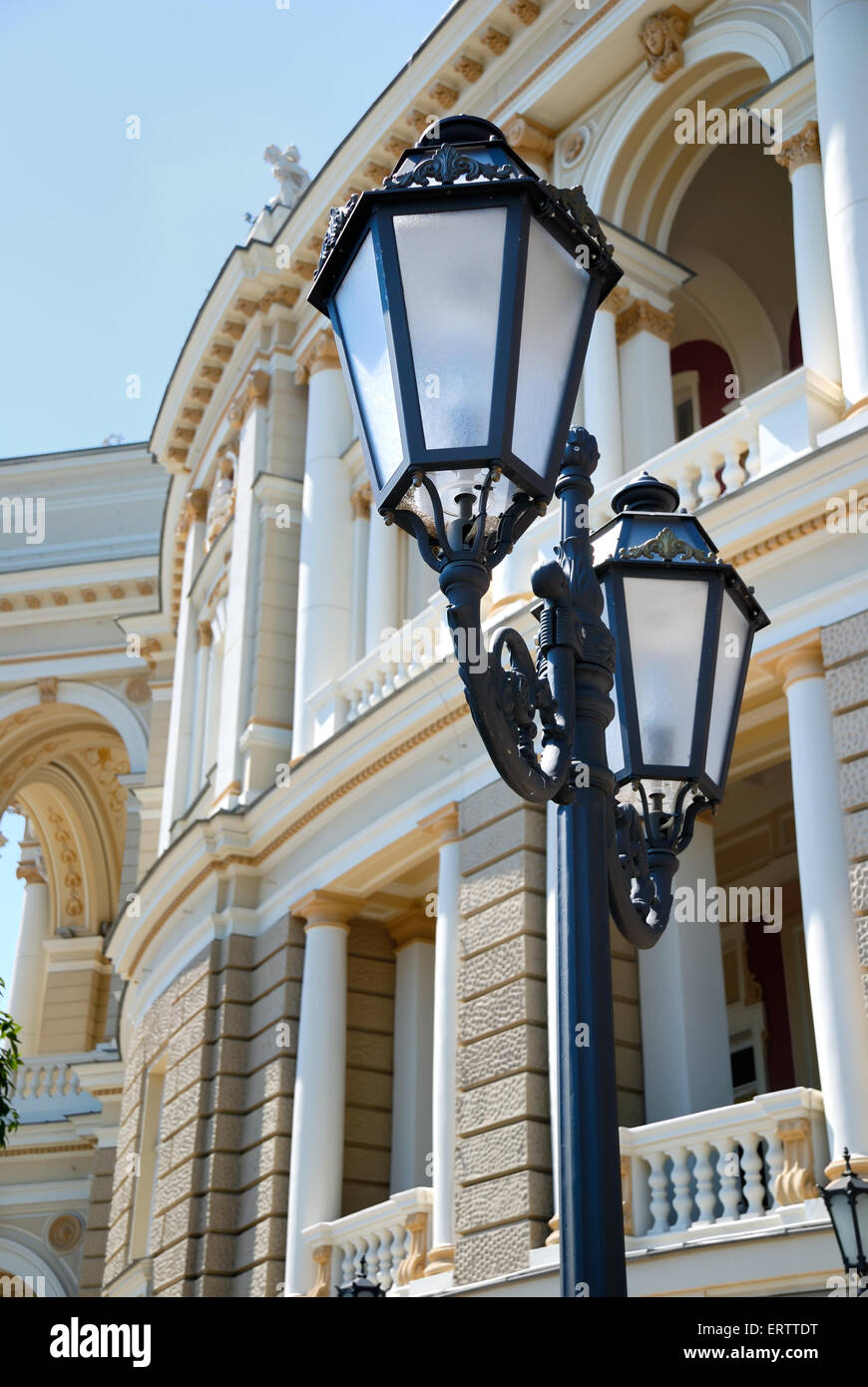 Decorative street lantern Stock Photo - Alamy