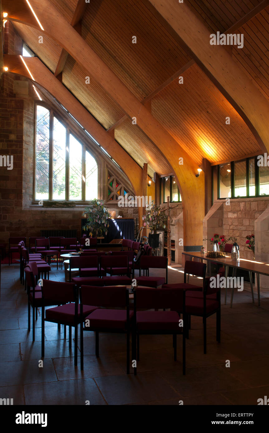 The rebuilt North Aisle, St. Peter`s Church, Kinver, Staffordshire ...
