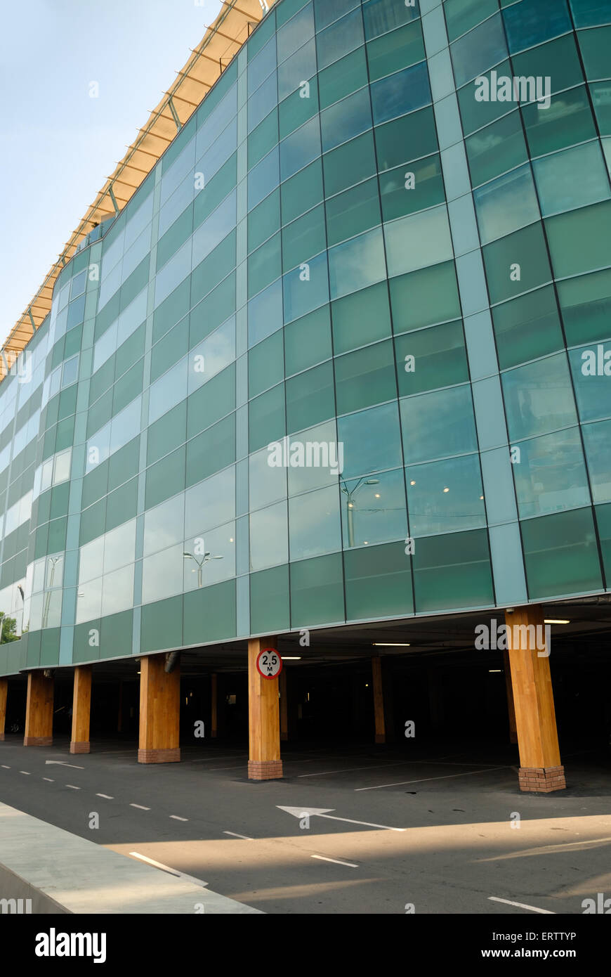 Trade centre with underground parking place Stock Photo - Alamy