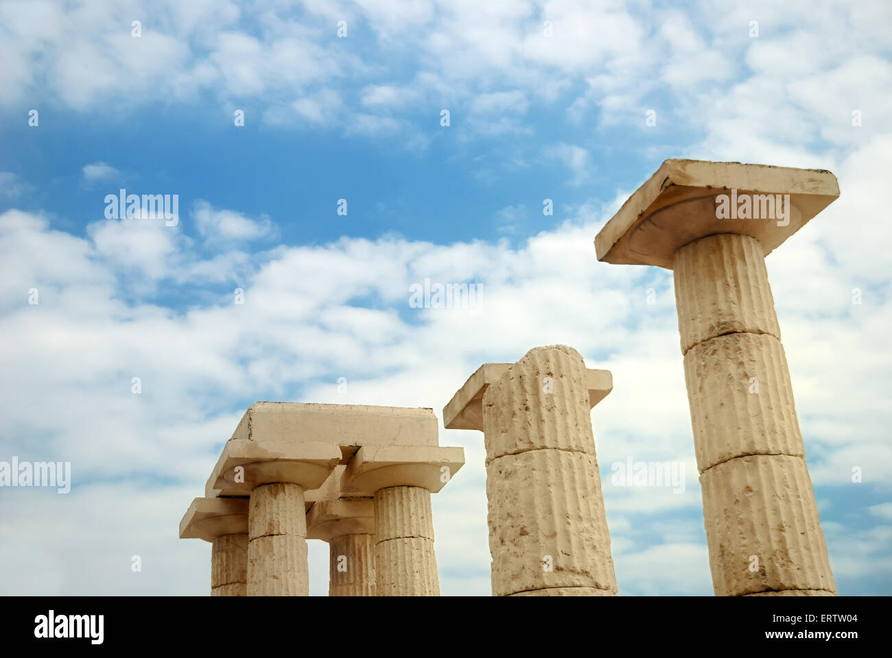 The ancient column Stock Photo - Alamy