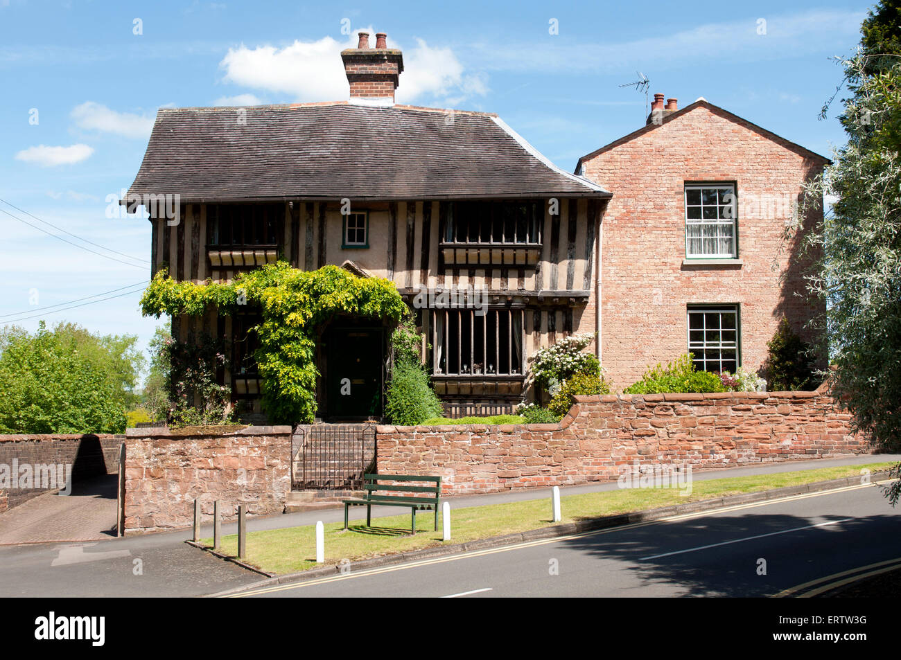The Old Grammar School House, Kinver, Staffordshire, England, UK Stock ...