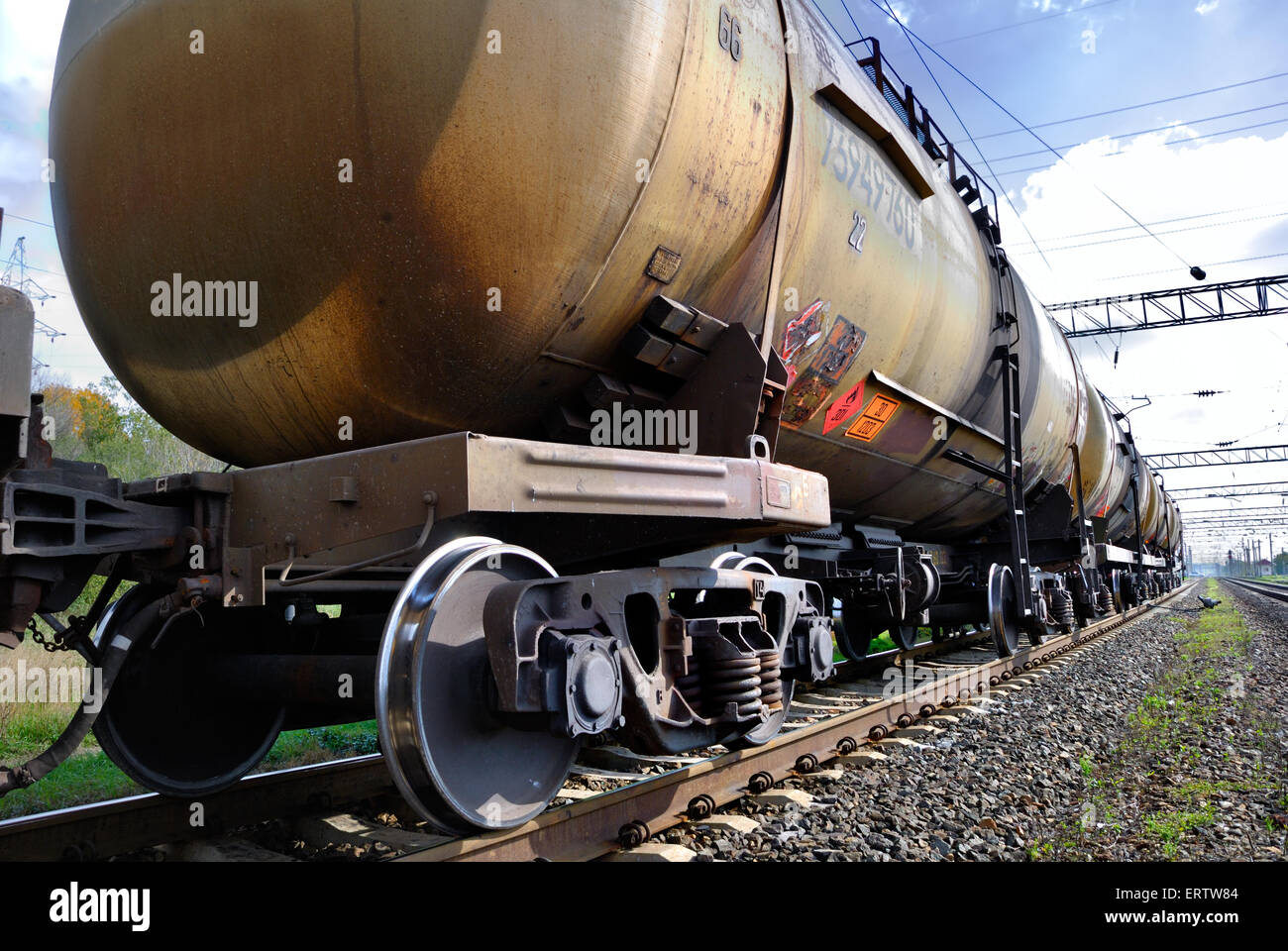 Train of tanks hi-res stock photography and images - Alamy