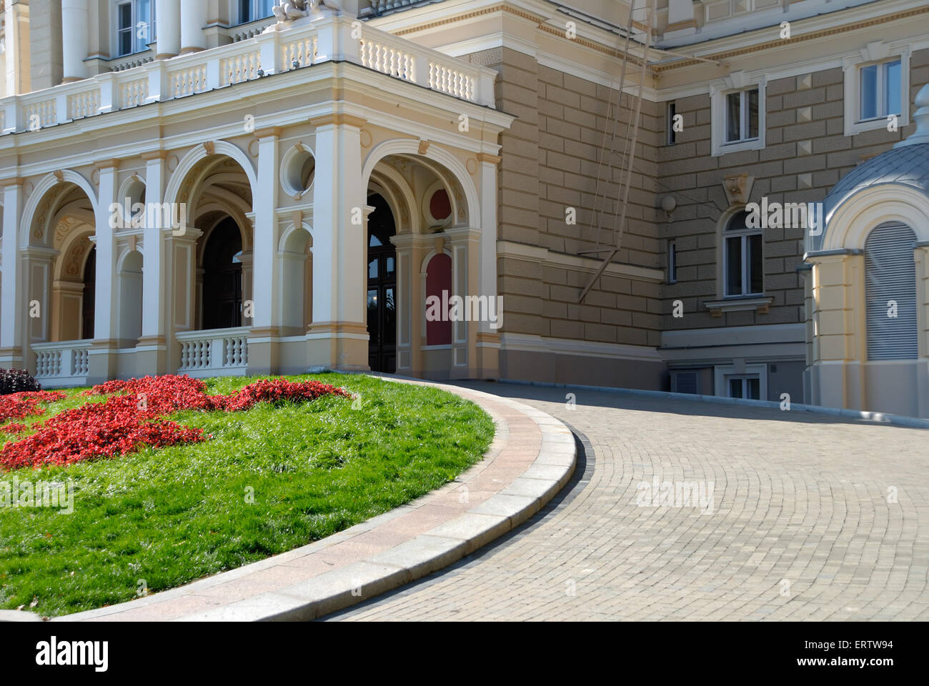 Access arch to an ancient private residence Stock Photo - Alamy