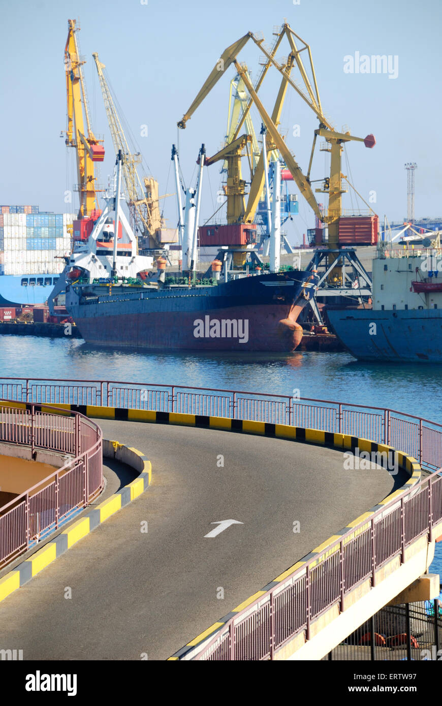 Cargo vessel arrow hi-res stock photography and images - Alamy
