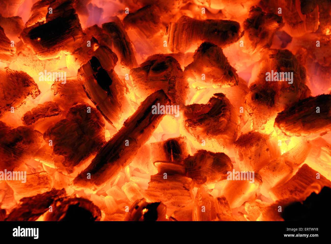 Closeup of bright burning fire wood Stock Photo - Alamy