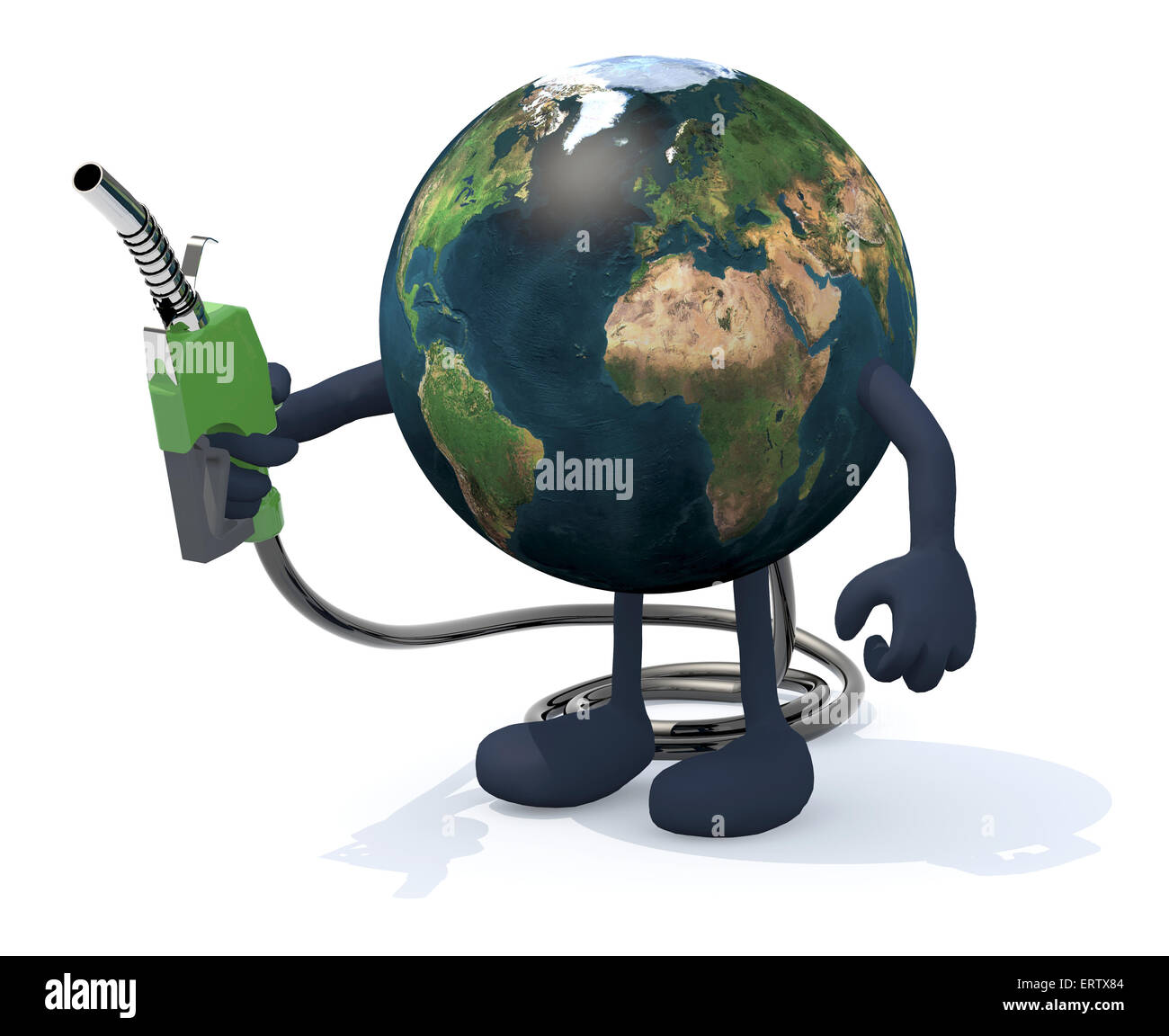 Planet earth arms legs on hi-res stock photography and images - Alamy