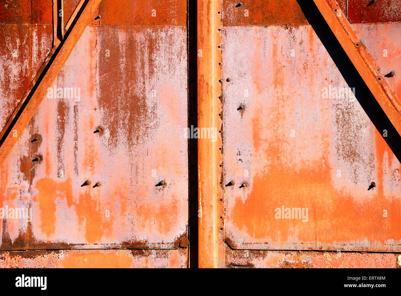 Background from iron covered with a rust Stock Photo - Alamy