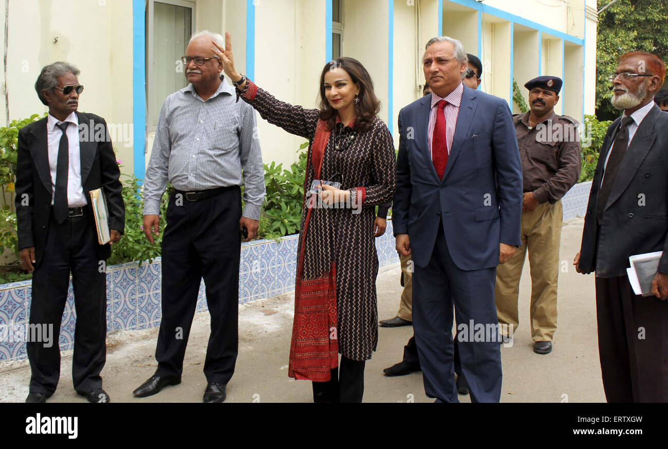 Pakistan People's Party (PPP) Central Vice President Sherry Rehman ...