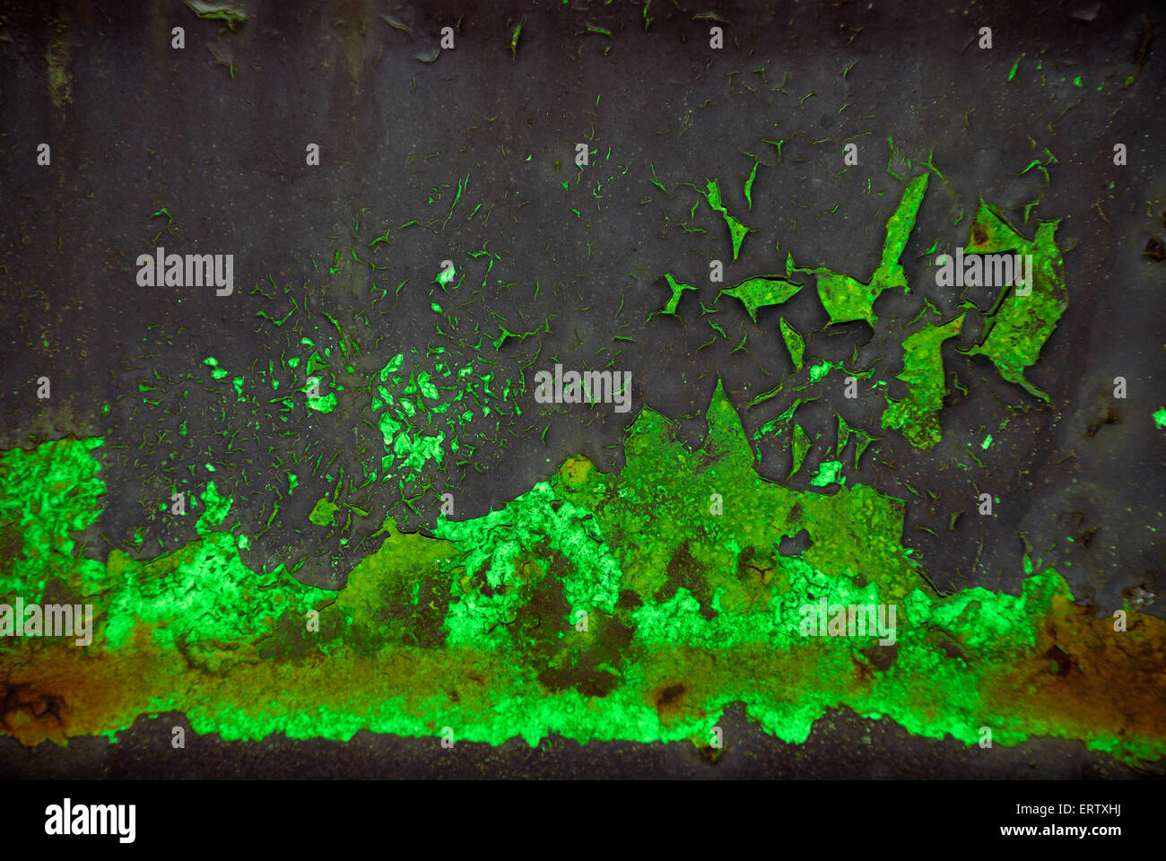 Background in toxic style on a metal surface Stock Photo - Alamy