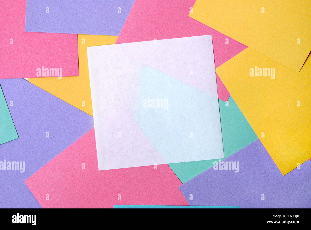 Colored paper notes collection hi-res stock photography and images - Alamy