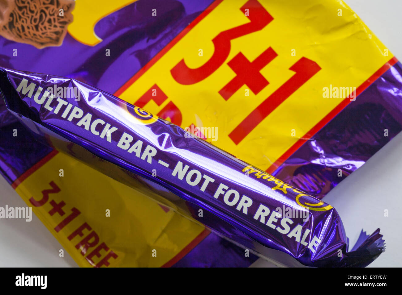 Multipack bar - not for resale details on Cadbury Twirl Twin bars ...