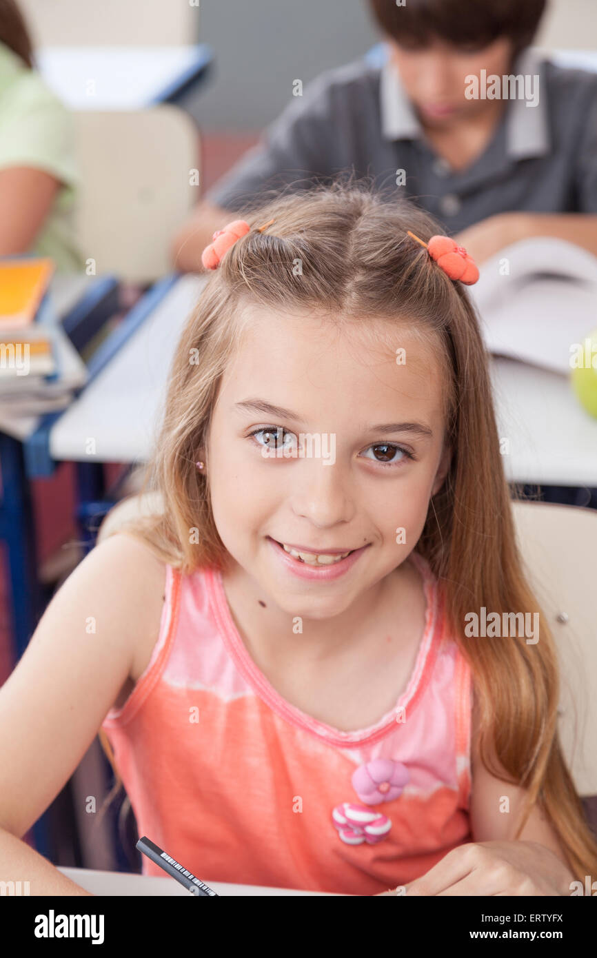 Pretty girls studying Stock Photo - Alamy