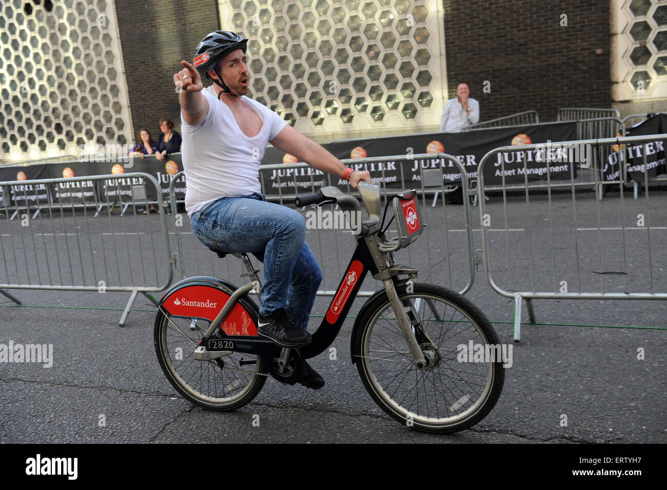 Stevi Richie from X factor cycling in the Jupiter London Nocturne at ...