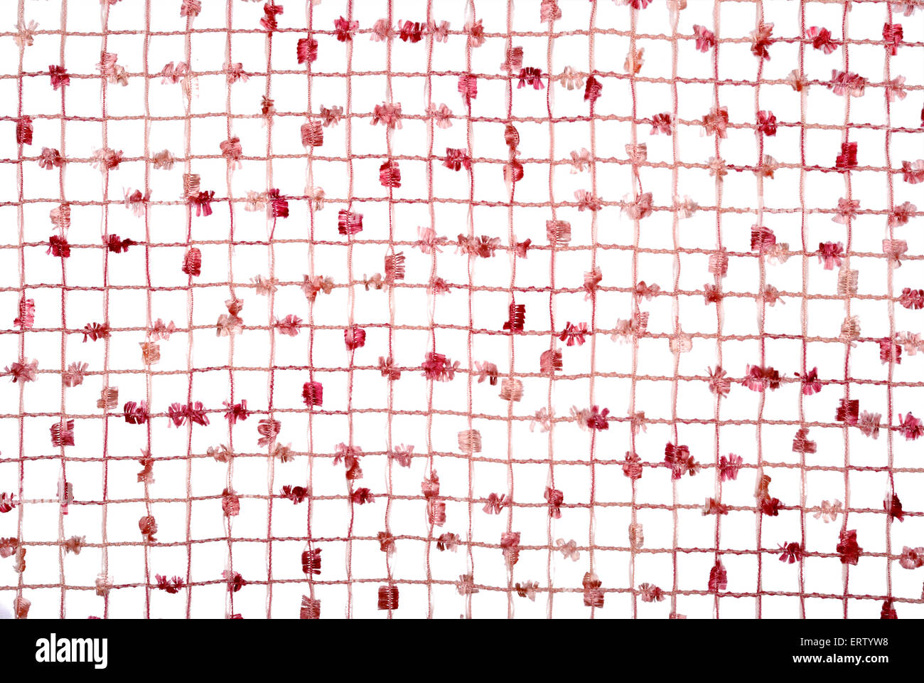 Mesh like fabric background isolated on white Stock Photo - Alamy