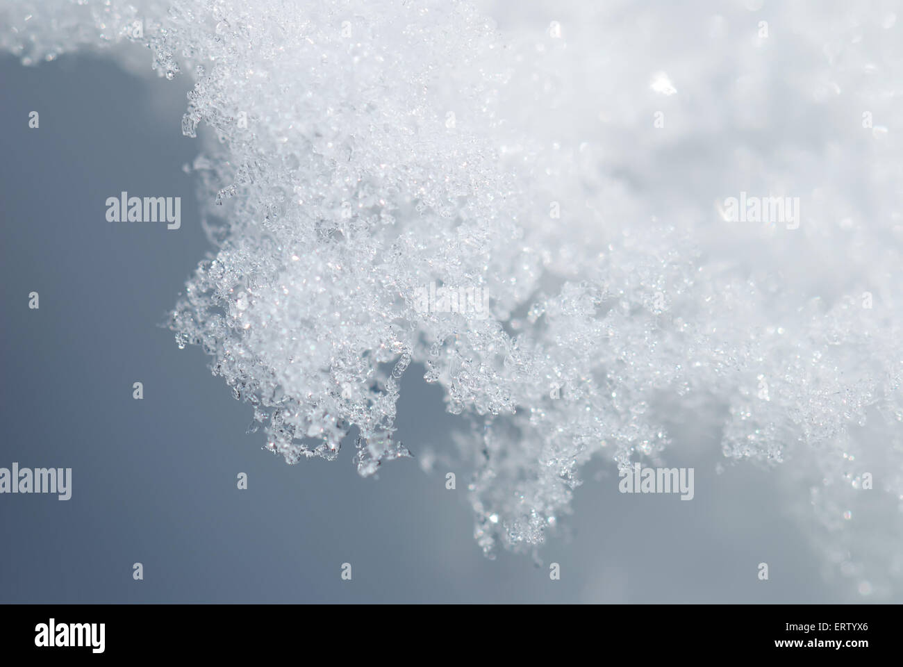 Macro photo of bright snow background Stock Photo - Alamy