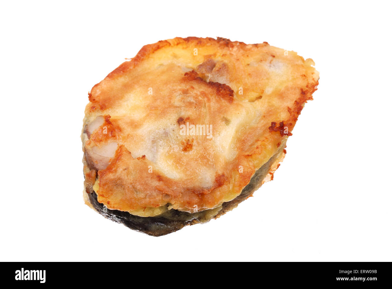 The slice grilled fish isolated on white Stock Photo - Alamy