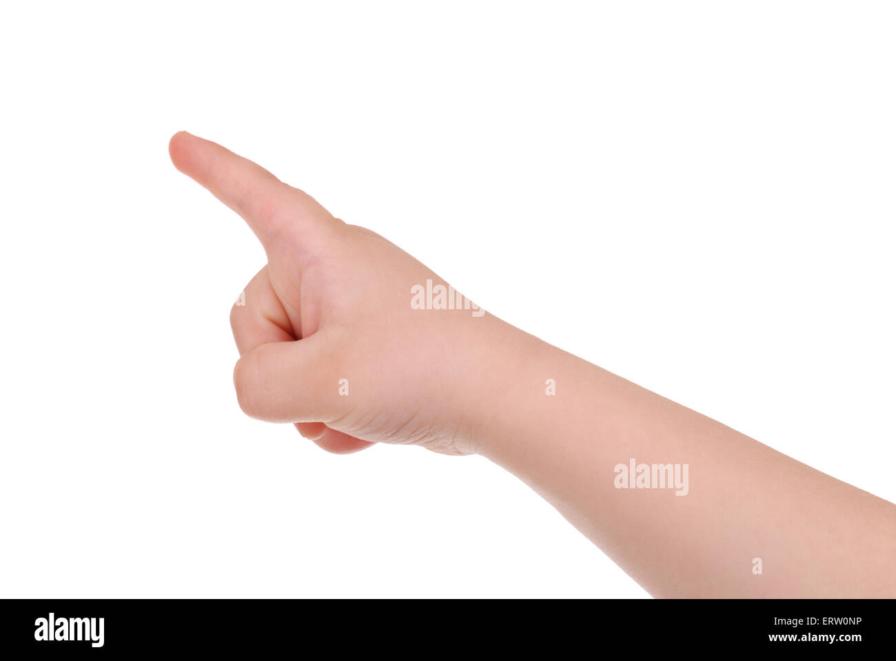 Children's hand isolated on white background Stock Photo - Alamy
