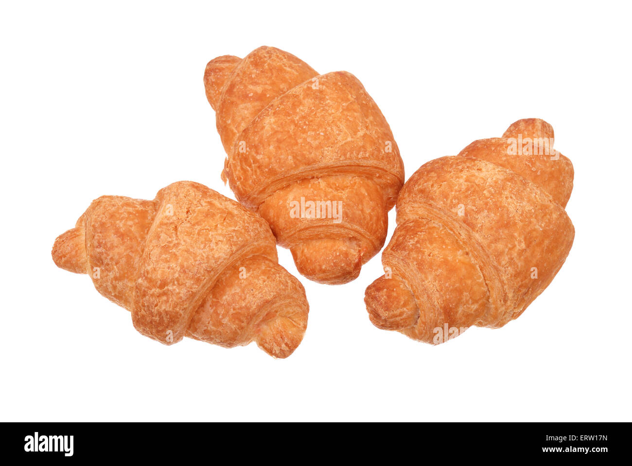 Three fresh bun isolated on white Stock Photo - Alamy