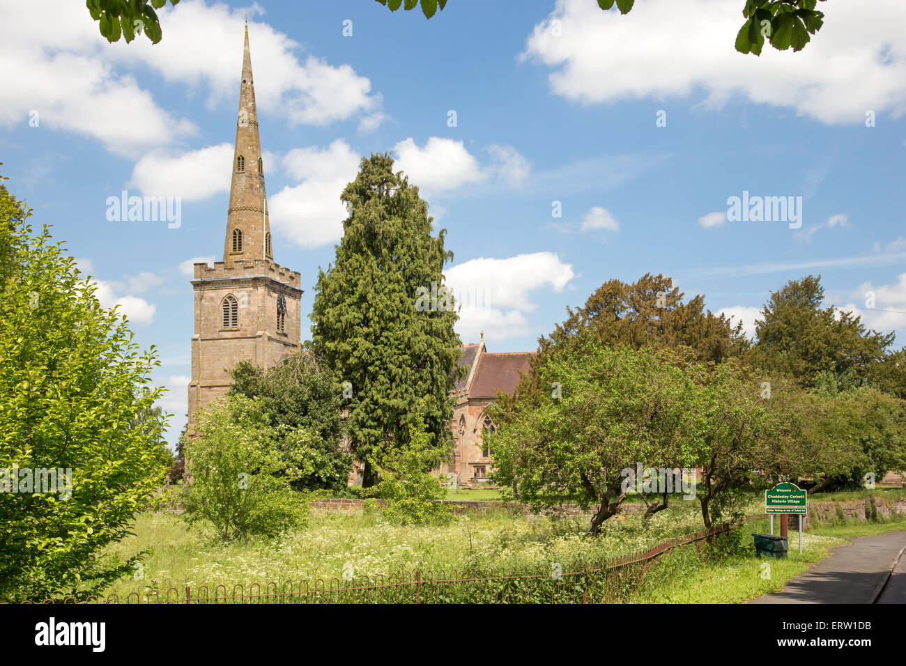 St Cassian's Church, Chaddesley Corbett, Worcestershire, England, UK ...