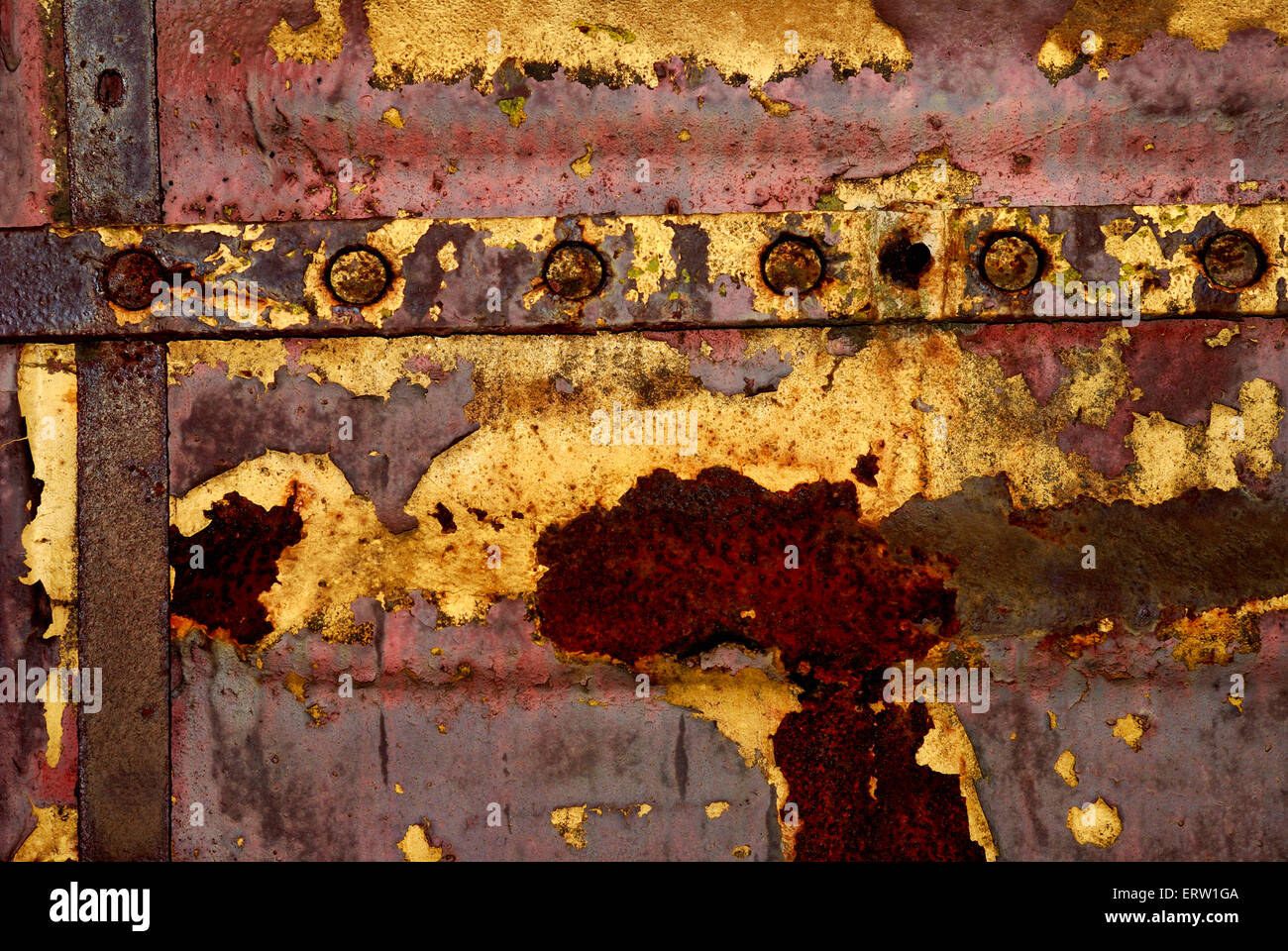 Background from iron covered with a rust and red paint Stock Photo - Alamy
