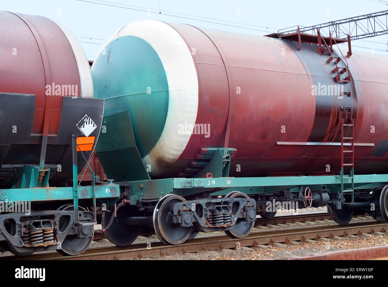 Goods train tanks hi-res stock photography and images - Alamy