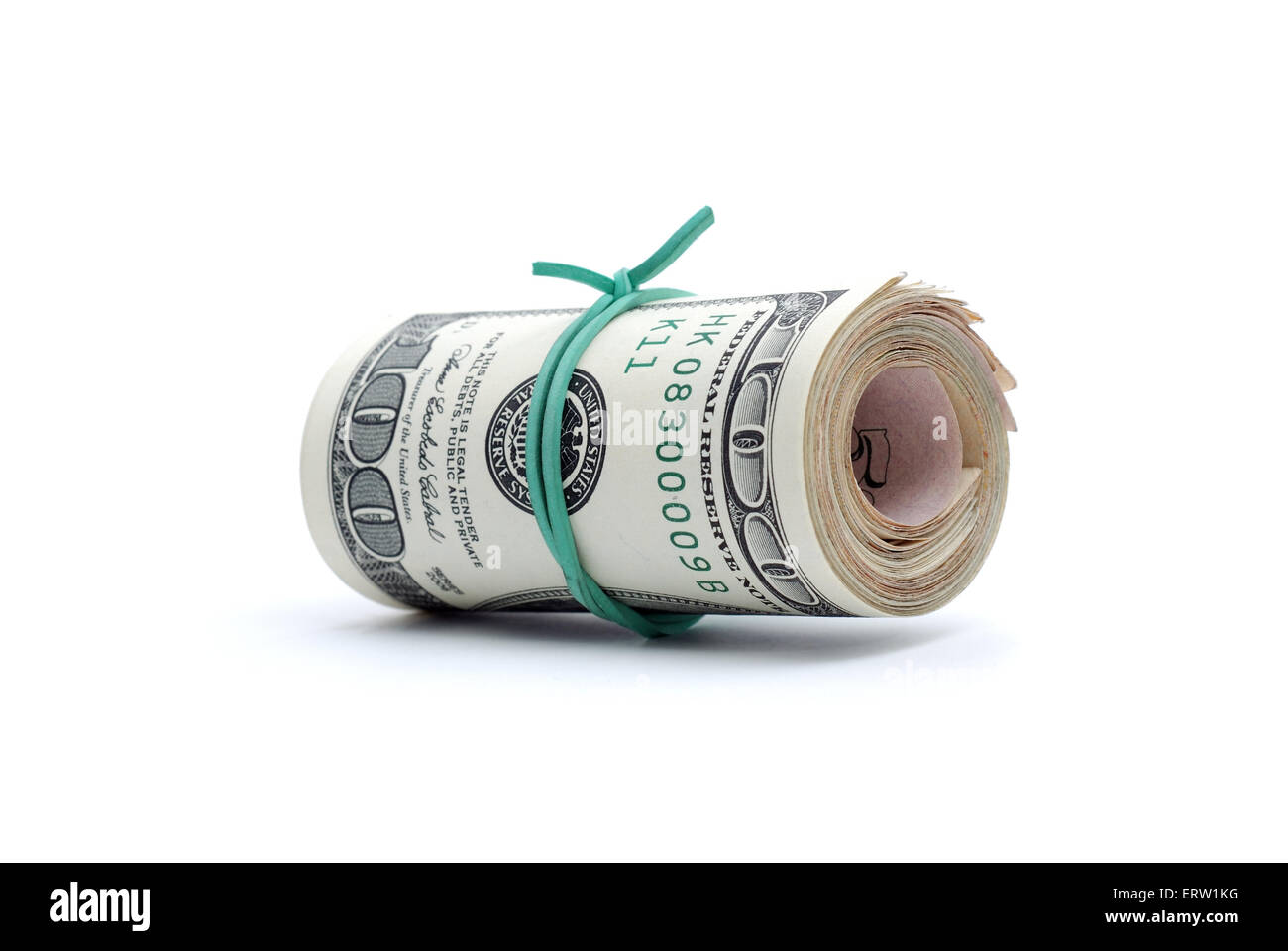 background of american dollars banknote of hundreds Stock Photo - Alamy
