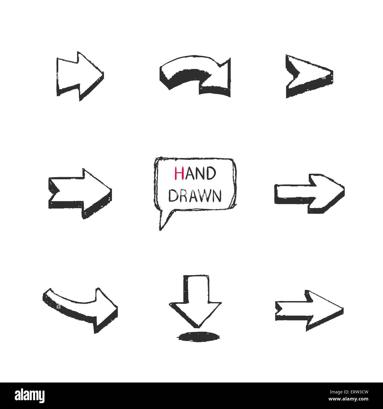 Pencil arrows hi-res stock photography and images - Alamy