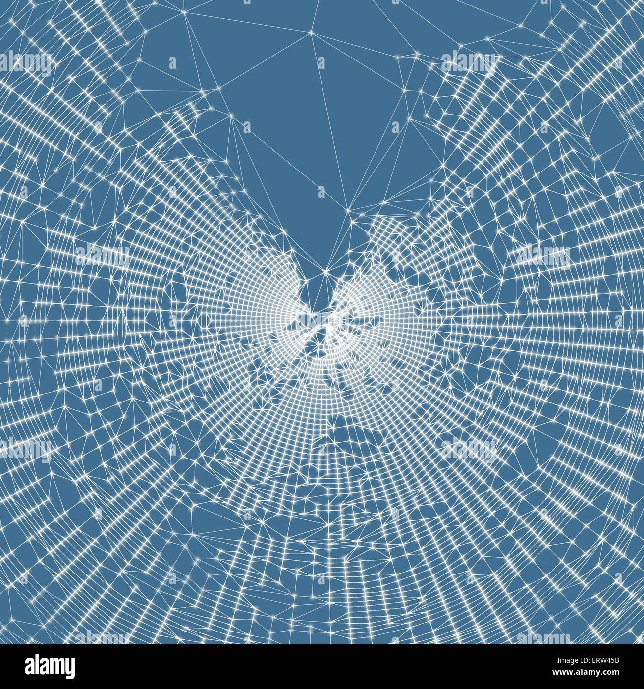 Network background. 3d technology vector illustration Stock Vector ...