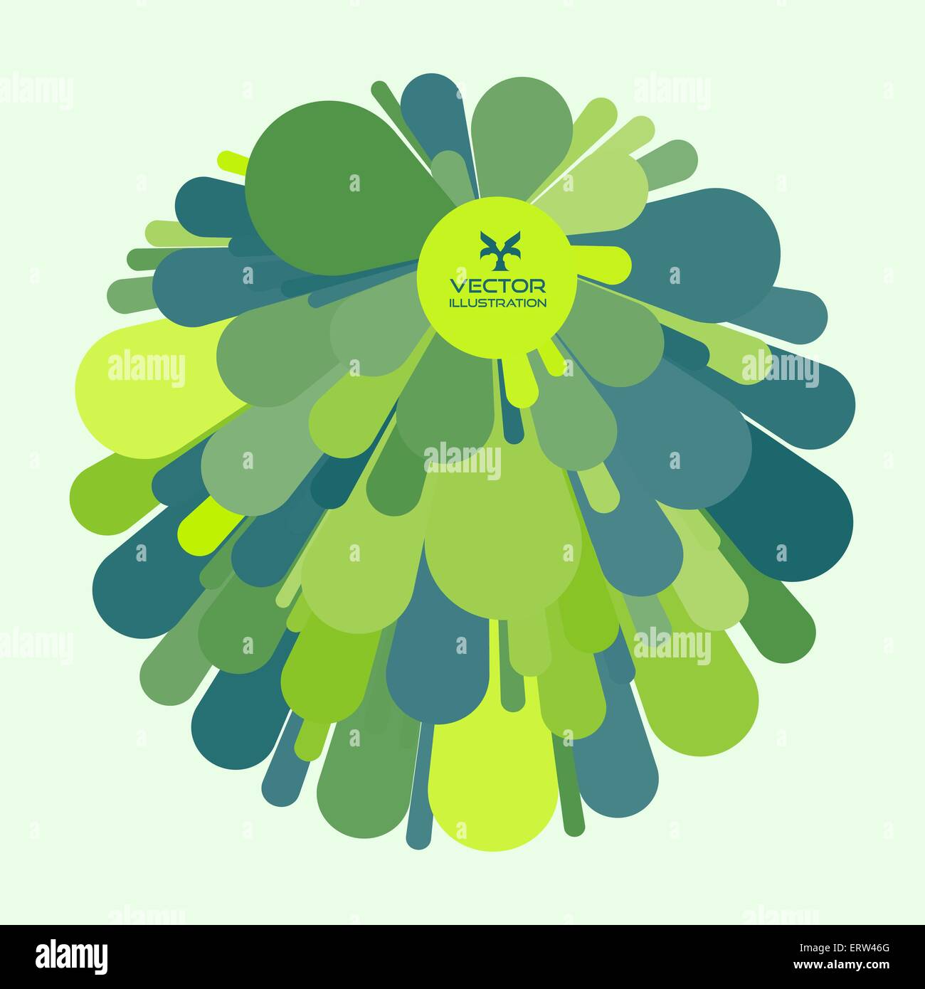 Salute and fireworks. Abstract shape. Simple design. Vector ...