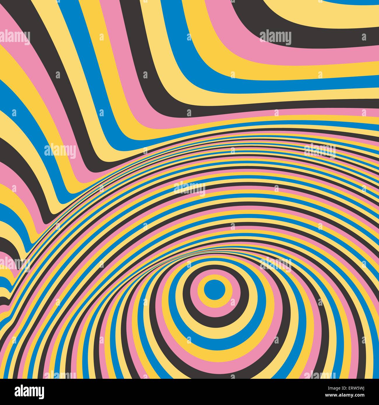 Abstract swirl background. Pattern with optical illusion. Vector ...
