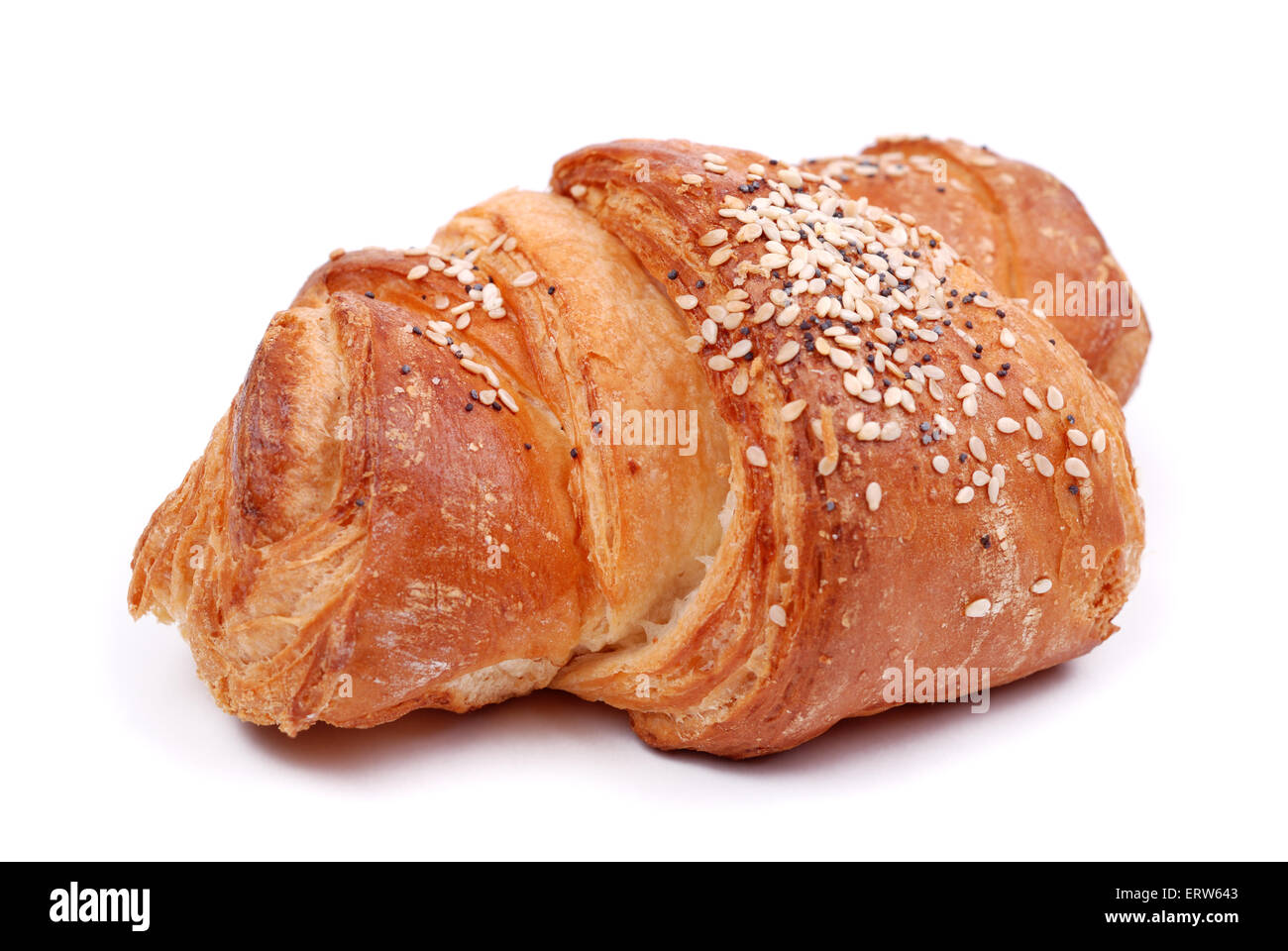 Freshly baked roll on Cut Out Stock Images & Pictures - Alamy