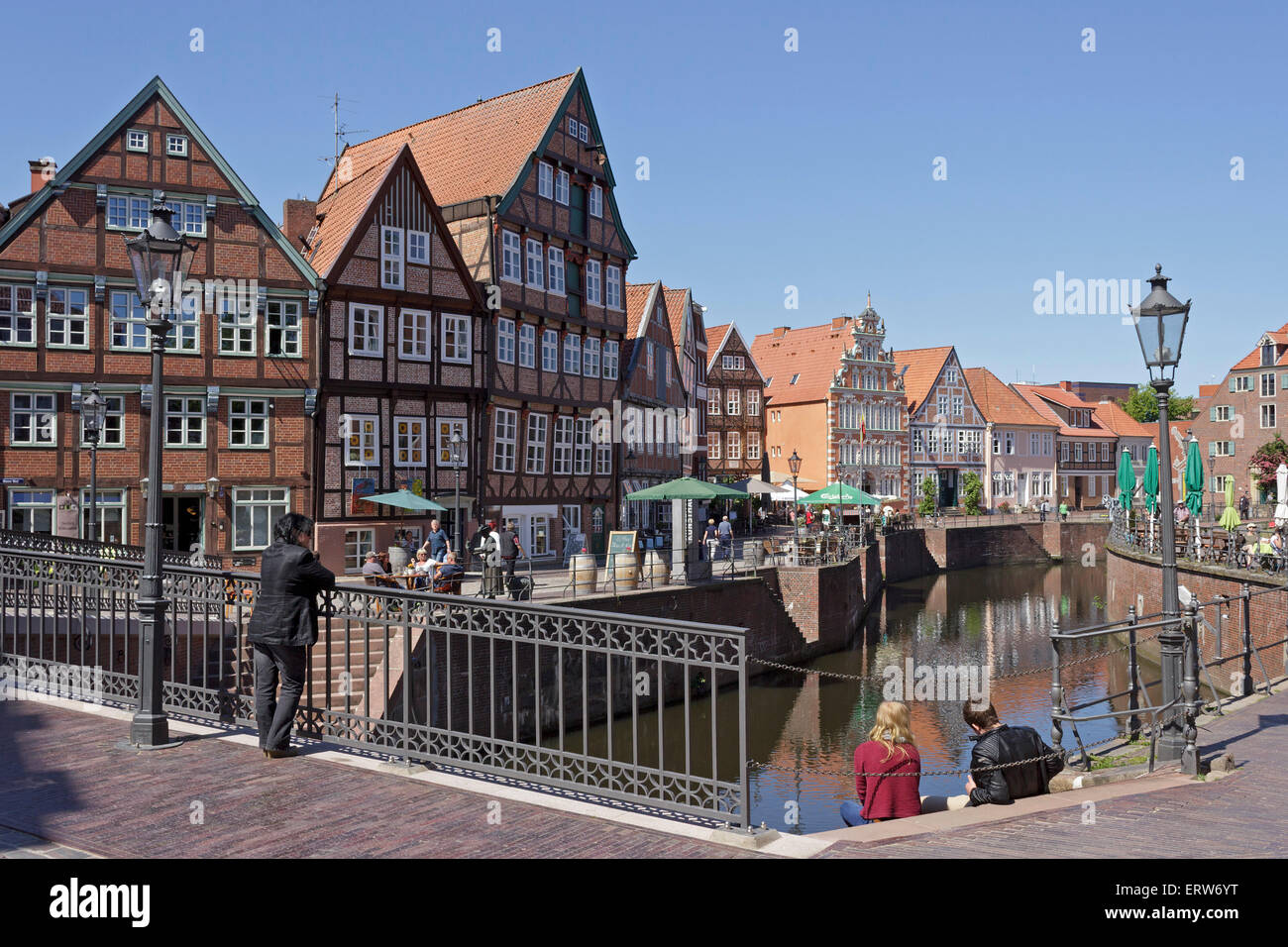 Old Harbour, Stade, Lower Saxony, Germany Stock Photo - Alamy