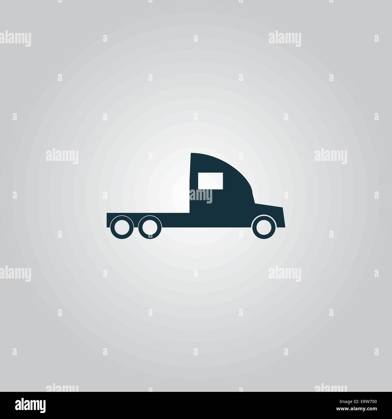Crane dumper truck tractor Stock Vector Images - Alamy