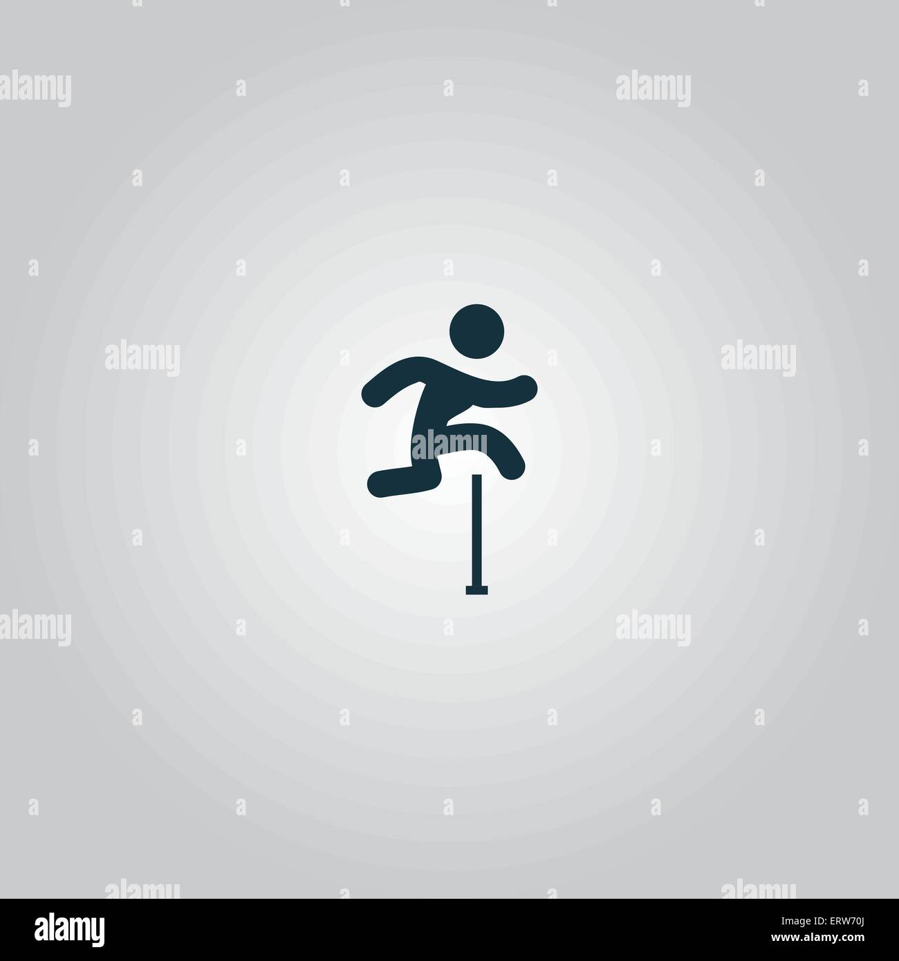 man figure jumping over obstacles Stock Vector Image & Art - Alamy