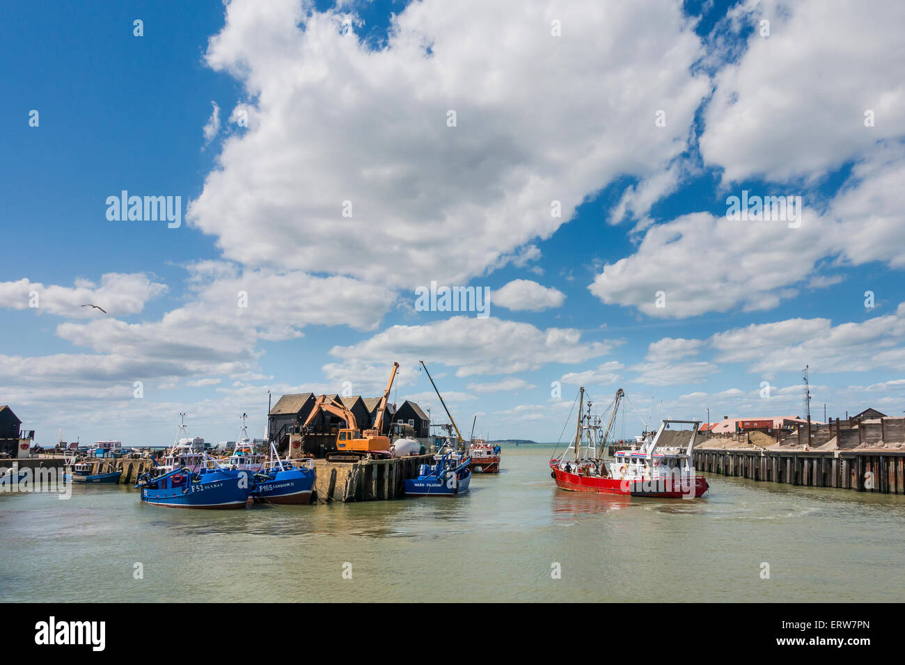 Whitstable Harbour, Whitstable Kent England UK Stock Photo - Alamy