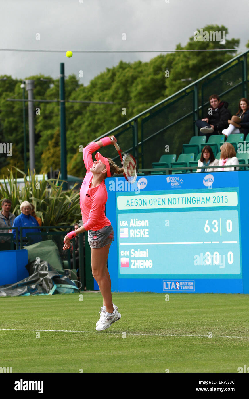 Alison riske on grass courts hi-res stock photography and images - Alamy