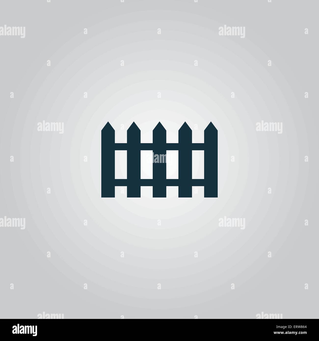 Fence icon - Vector Stock Vector Image & Art - Alamy