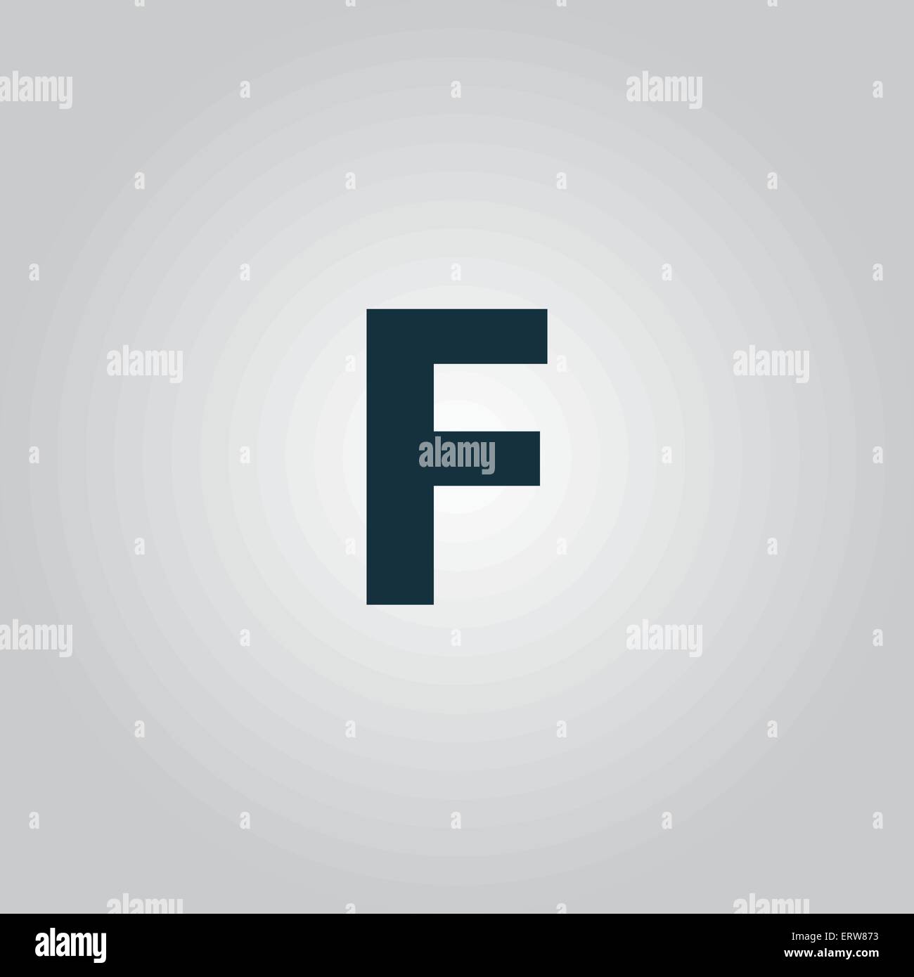 Letter F vector flat icon Stock Vector Image & Art - Alamy