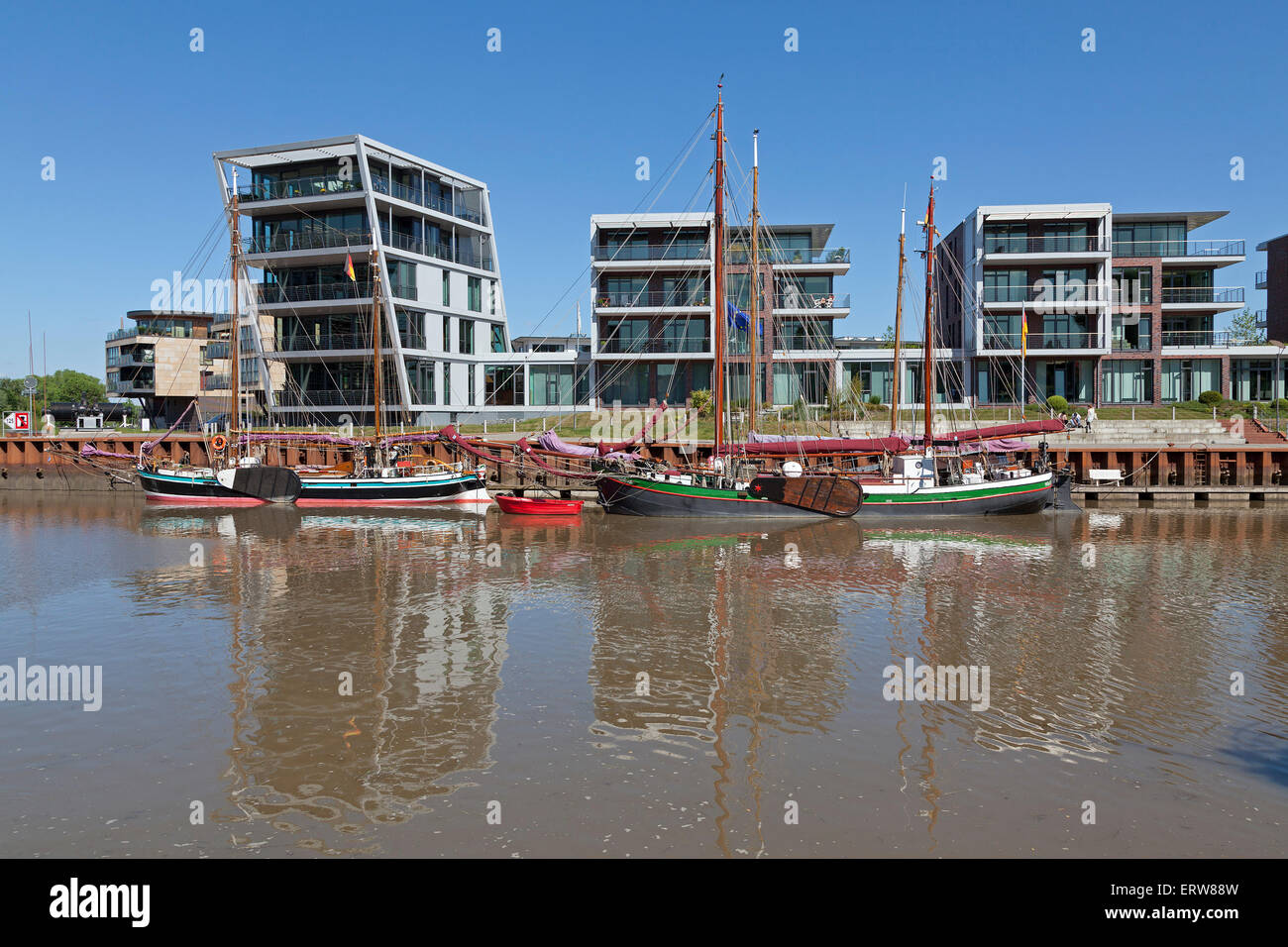 Harbour City, Stade, Lower Saxony, Germanyany Stock Photo - Alamy
