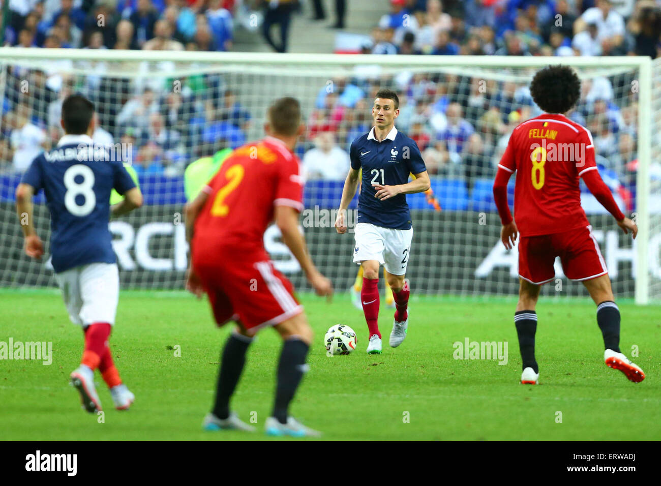Stade de France, Paris, France. 07th June, 2015. International mens ...